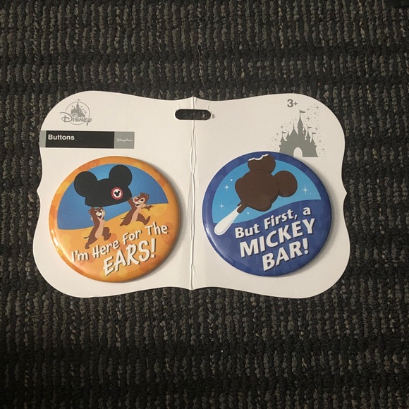Disney | Jewelry | Disney Colorful Mickey Mouse Button Set | Poshmark